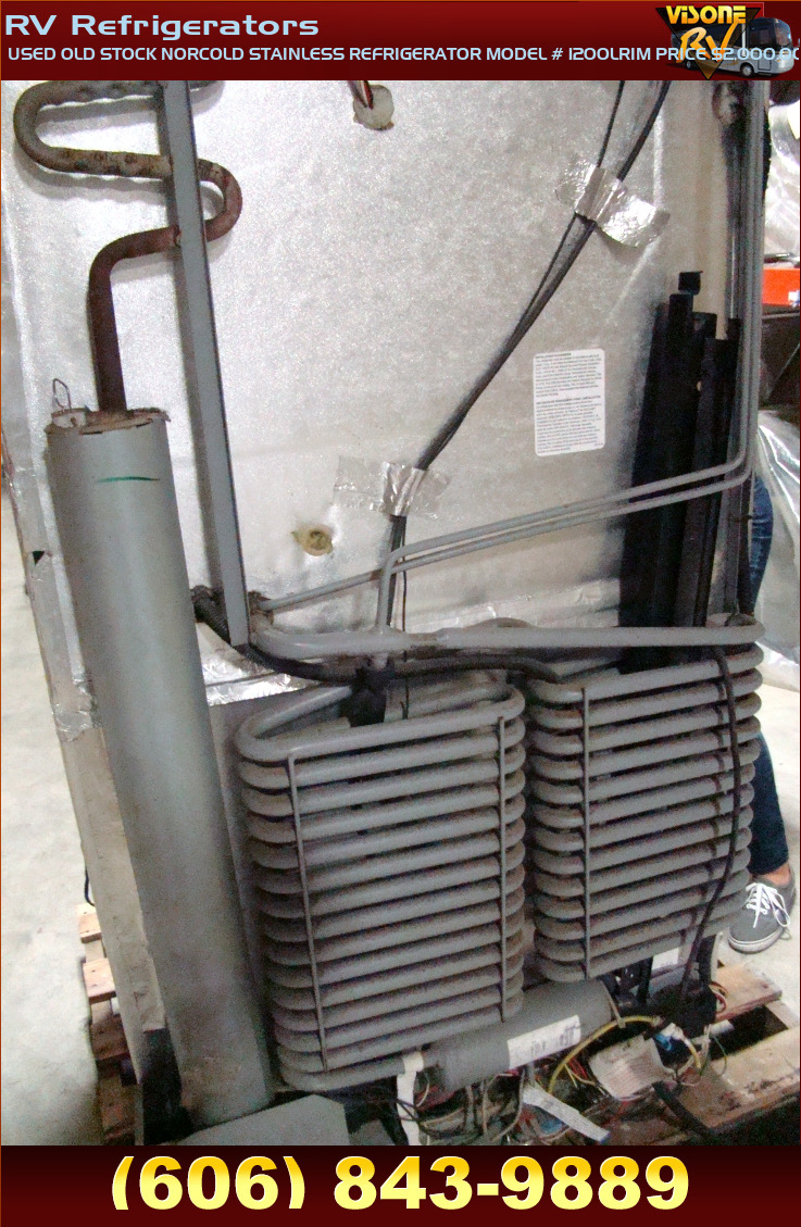 RV Appliances USED OLD STOCK NORCOLD STAINLESS REFRIGERATOR MODEL ...